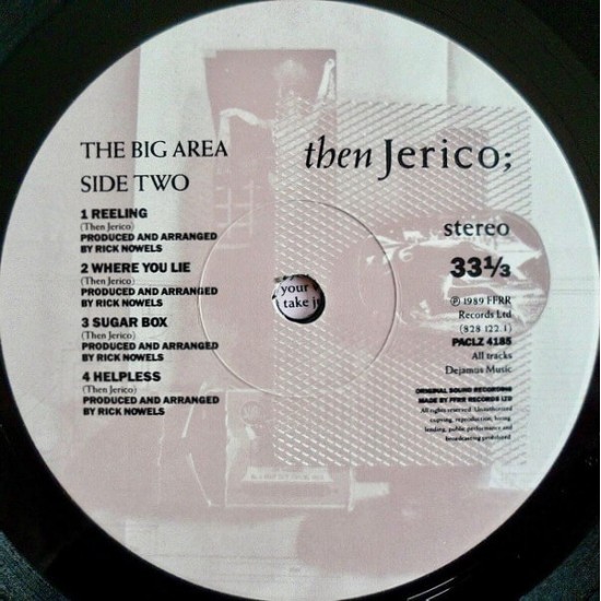 Then Jerico - The Big Area - 1989 I Plak Sesi